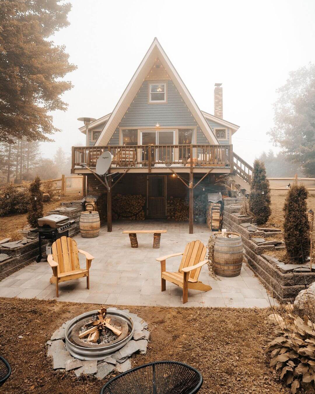 15 Gorgeous Cabin Backyard Ideas For Better Summer Nights ...