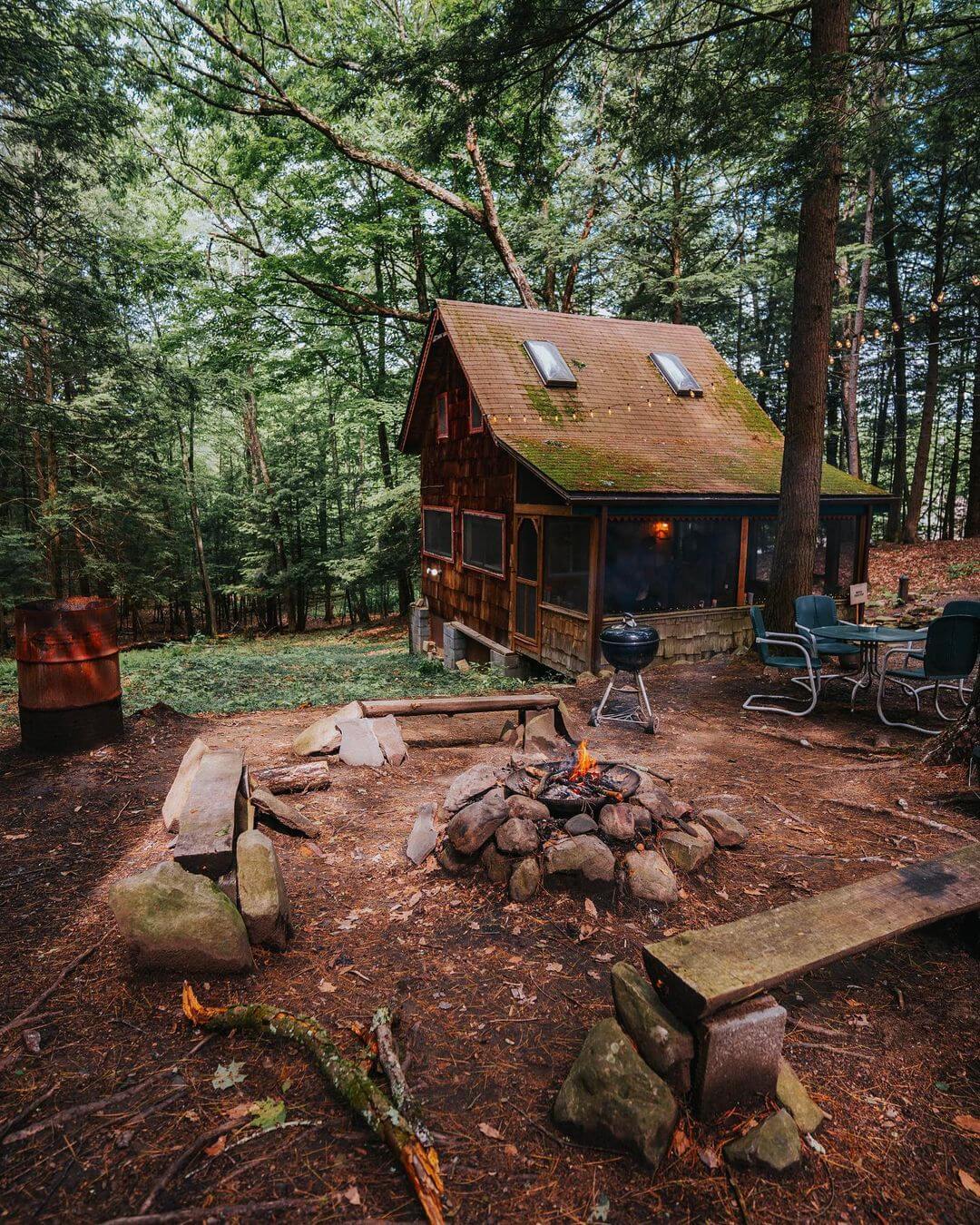 15 Gorgeous Cabin Backyard Ideas For Better Summer Nights ...