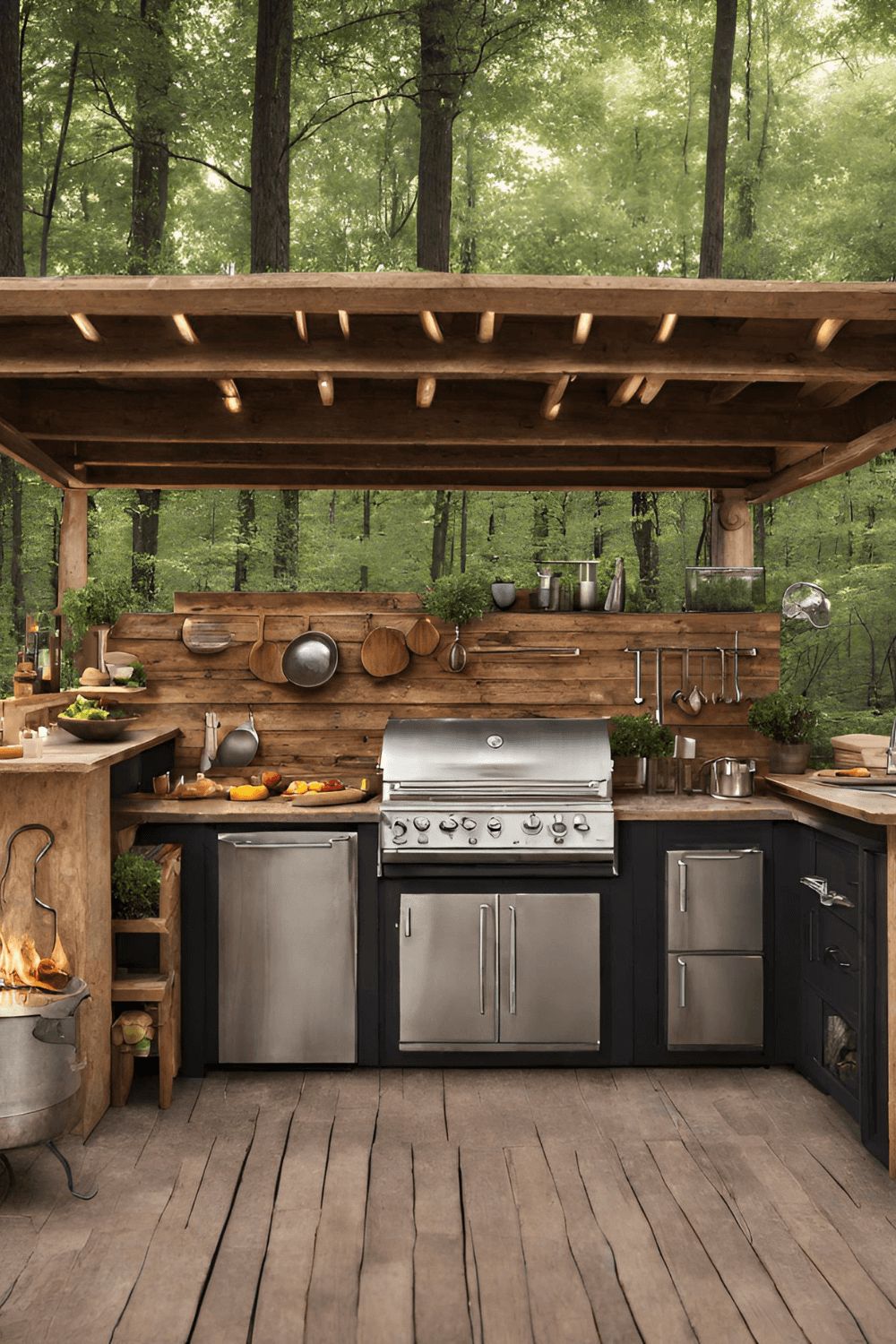 15 Gorgeous Cabin Backyard Ideas For Better Summer Nights ...