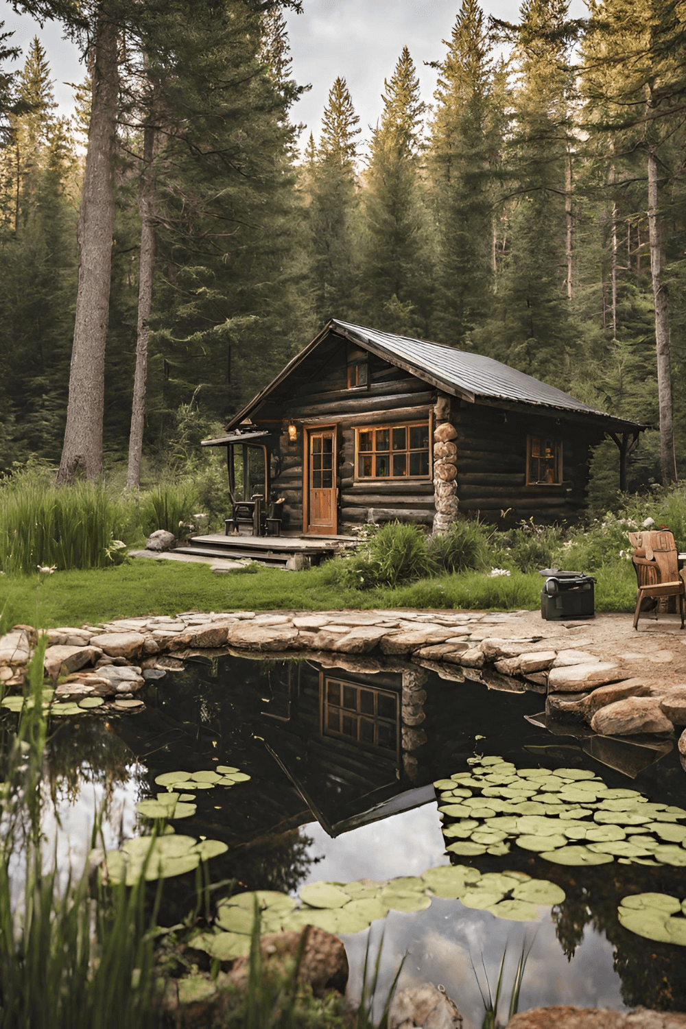 15 Gorgeous Cabin Backyard Ideas For Better Summer Nights ...