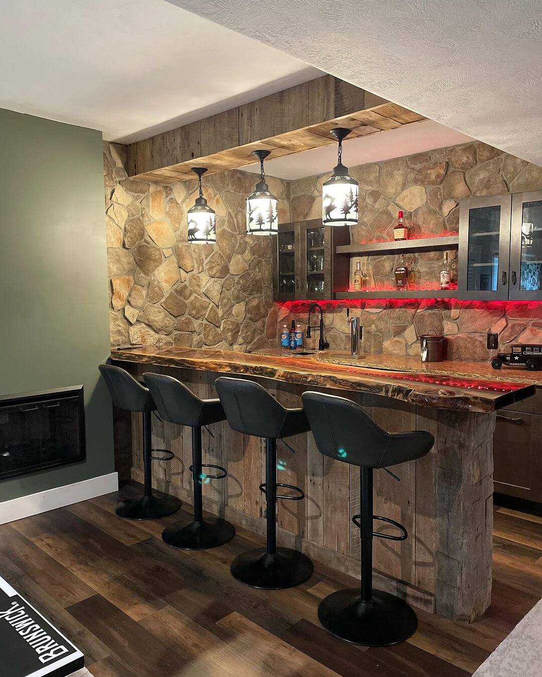 13 Easy DIY Rustic Basement Bar Ideas On a Budget - Romanticizing Rachel