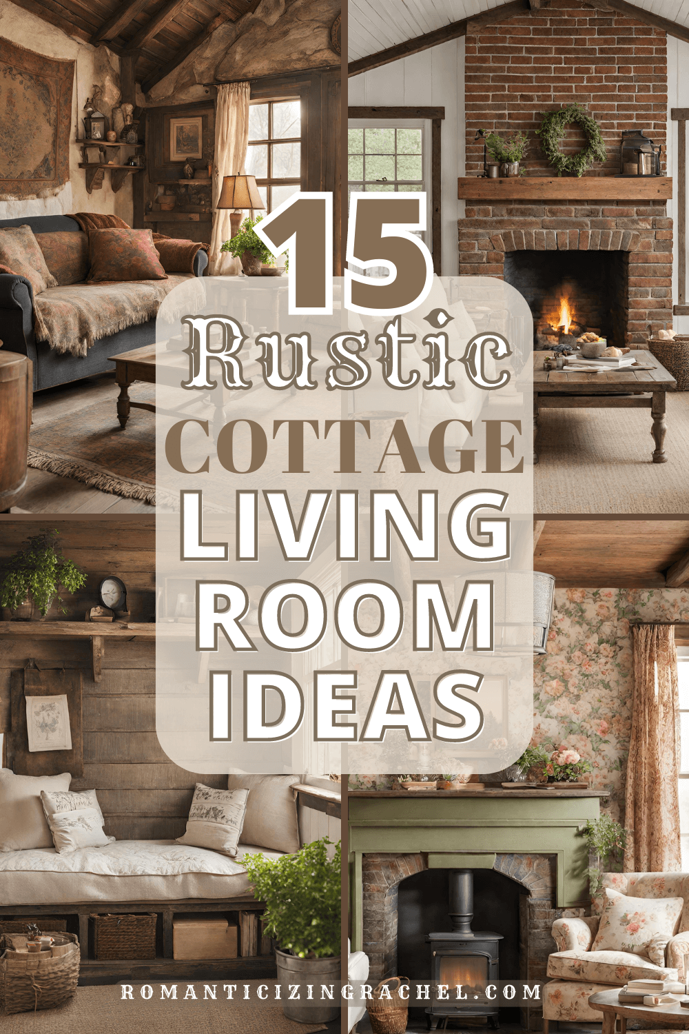 15 Rustic Cottage Living Room Ideas for a Fairy Tale Home ...