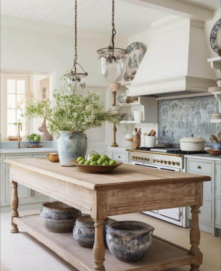 23 Gorgeous White Rustic Kitchen Ideas Perfect for 2025 - Romanticizing ...