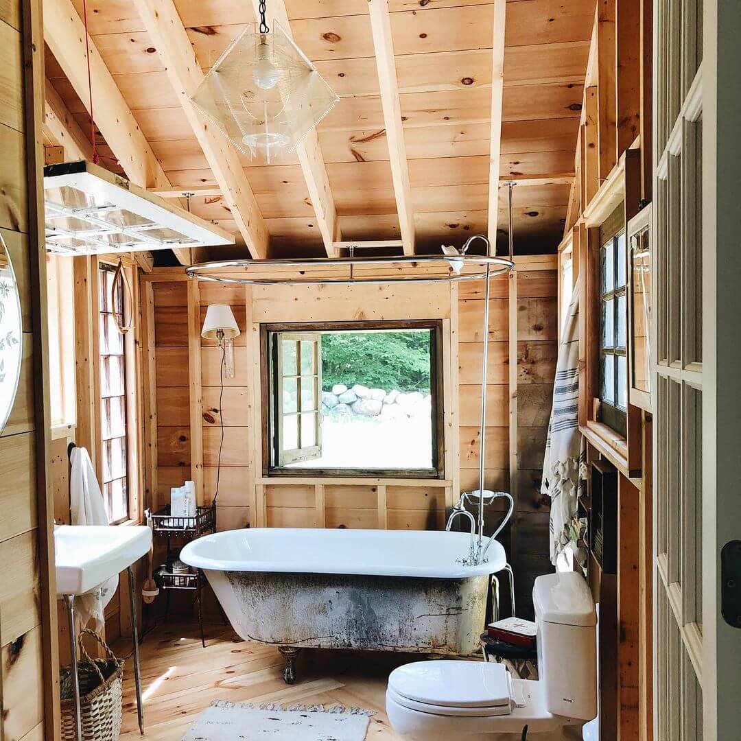 20 Cozy Cabin Bathroom Ideas for Small Bathrooms - Romanticizing Rachel