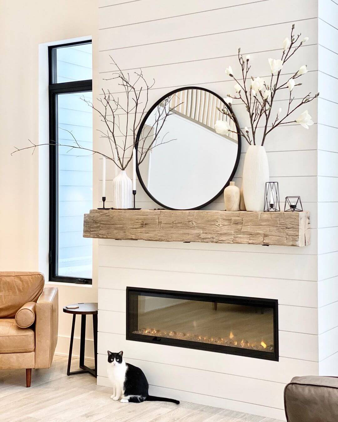 25 Rustic Fireplace Mantel Decorating Ideas for All Seasons ...