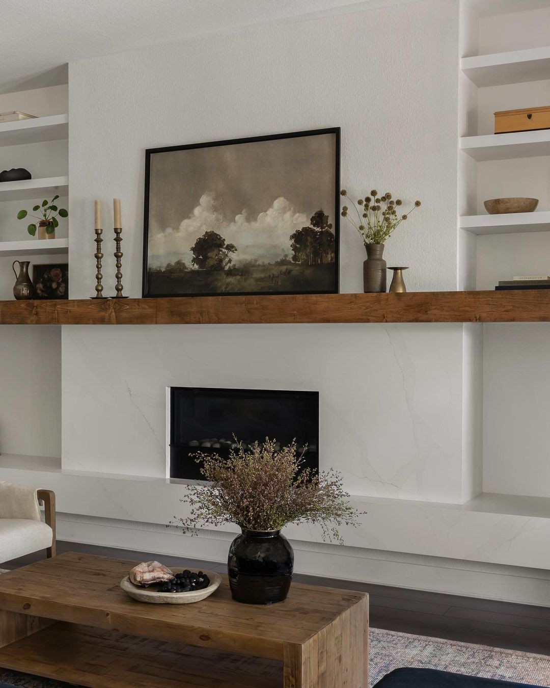 25 Rustic Fireplace Mantel Decorating Ideas for All Seasons ...