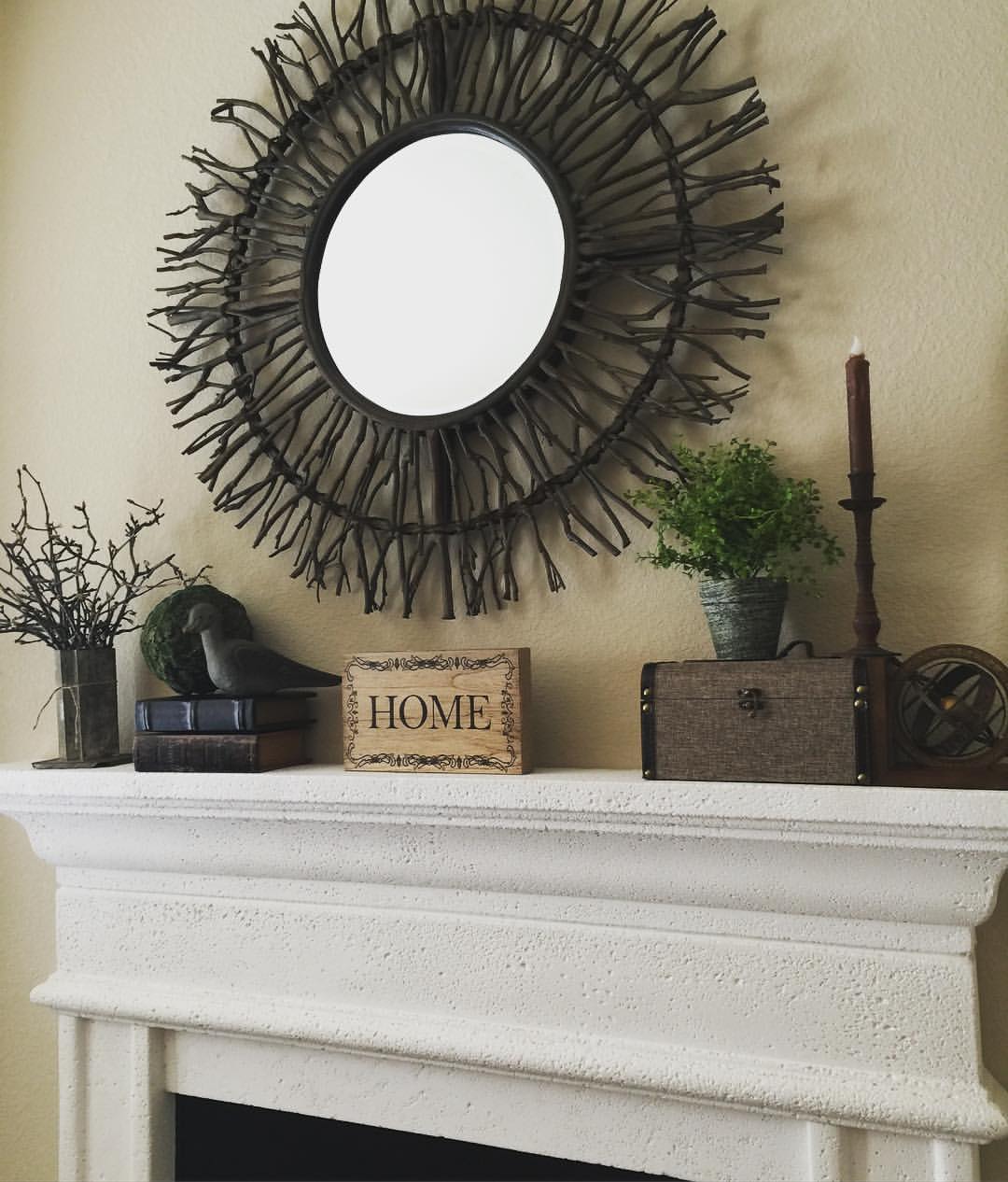 25 Rustic Fireplace Mantel Decorating Ideas for All Seasons ...