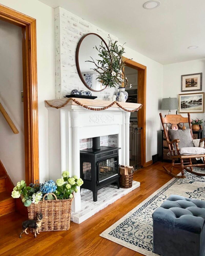 25 Rustic Fireplace Mantel Decorating Ideas for All Seasons ...