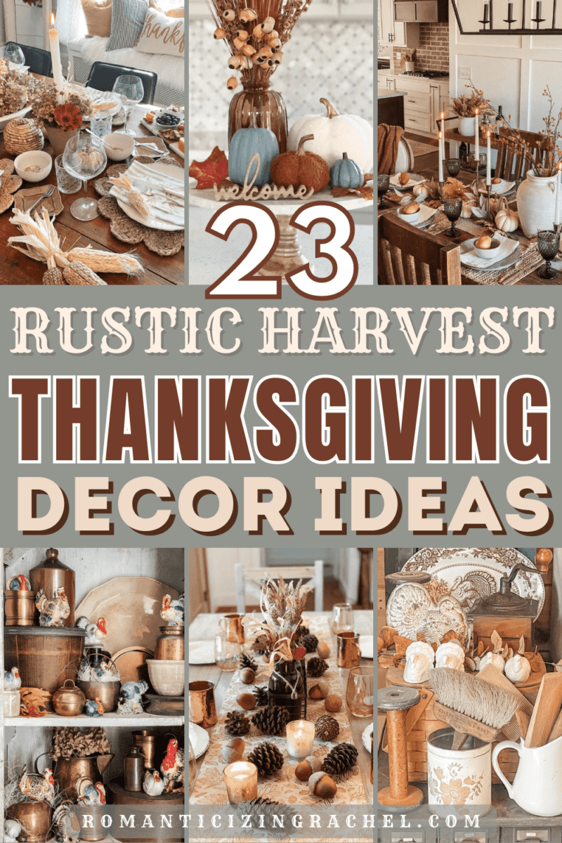 23 Absolutely Beautiful Rustic Thanksgiving Decor Ideas for a Farmhouse ...