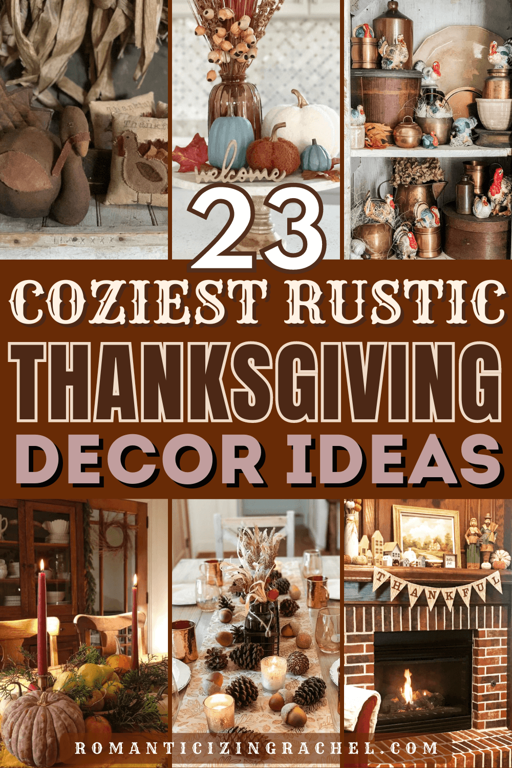 23 Absolutely Beautiful Rustic Thanksgiving Decor Ideas for a Farmhouse ...