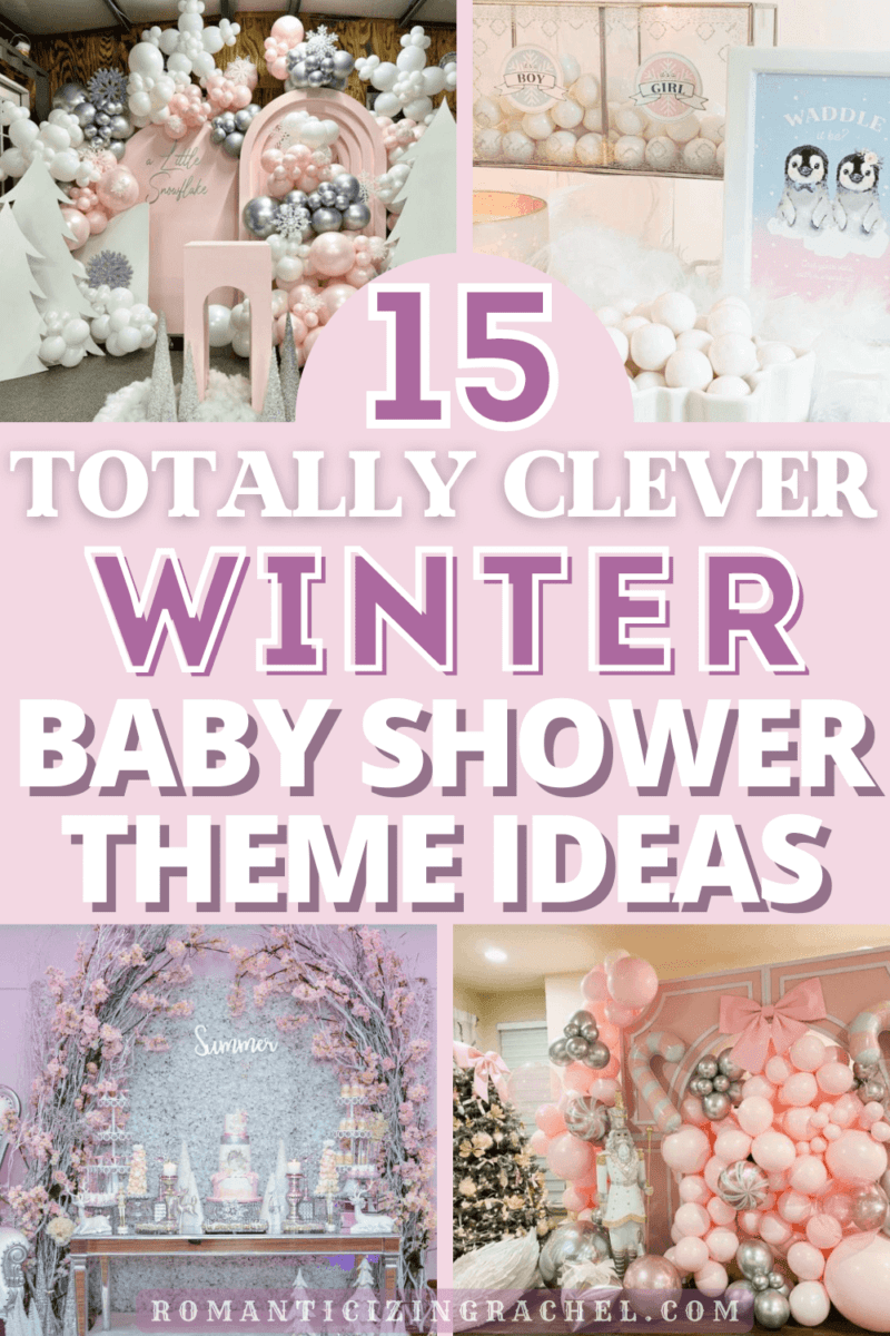 15 Totally Clever Winter Baby Shower Themes You'll Love - Romanticizing ...