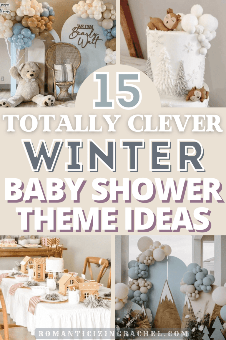 15 Totally Clever Winter Baby Shower Themes You'll Love - Romanticizing ...