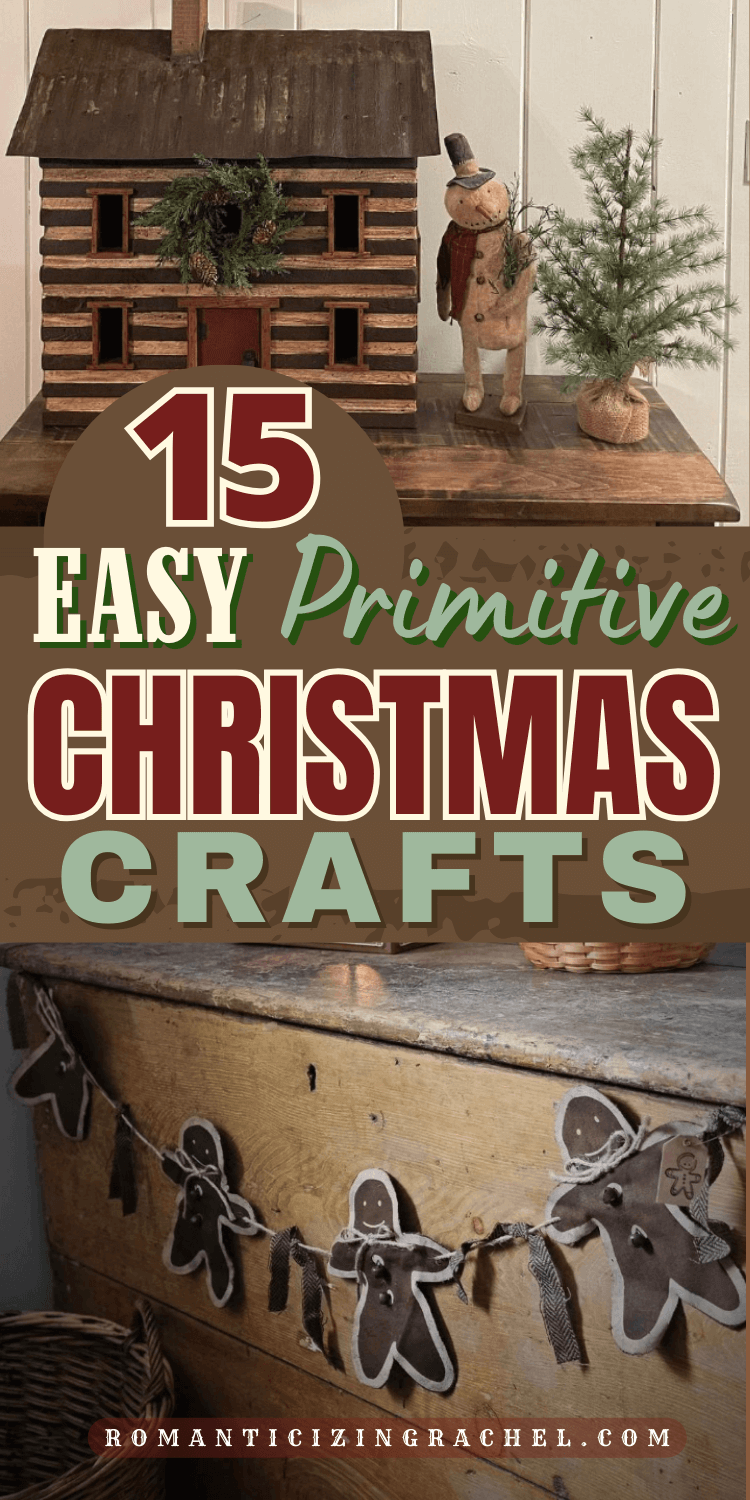 15 Easy Primitive Christmas Crafts for a Vintage Holiday Home ...